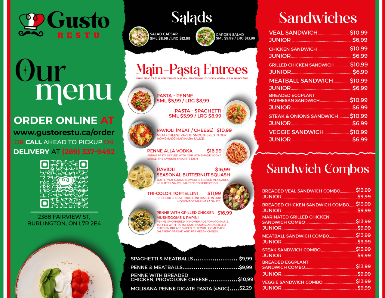 Menu - Gusto Restu